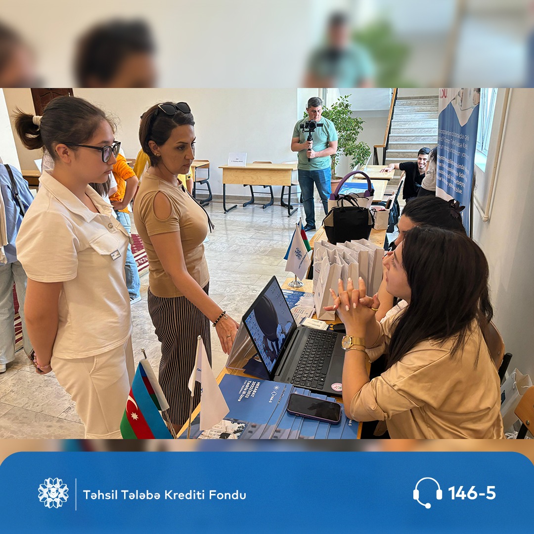TTKF Peşə yarmarkasında təmsil olunub. | Təhsil Tələbə Krediti Fondu