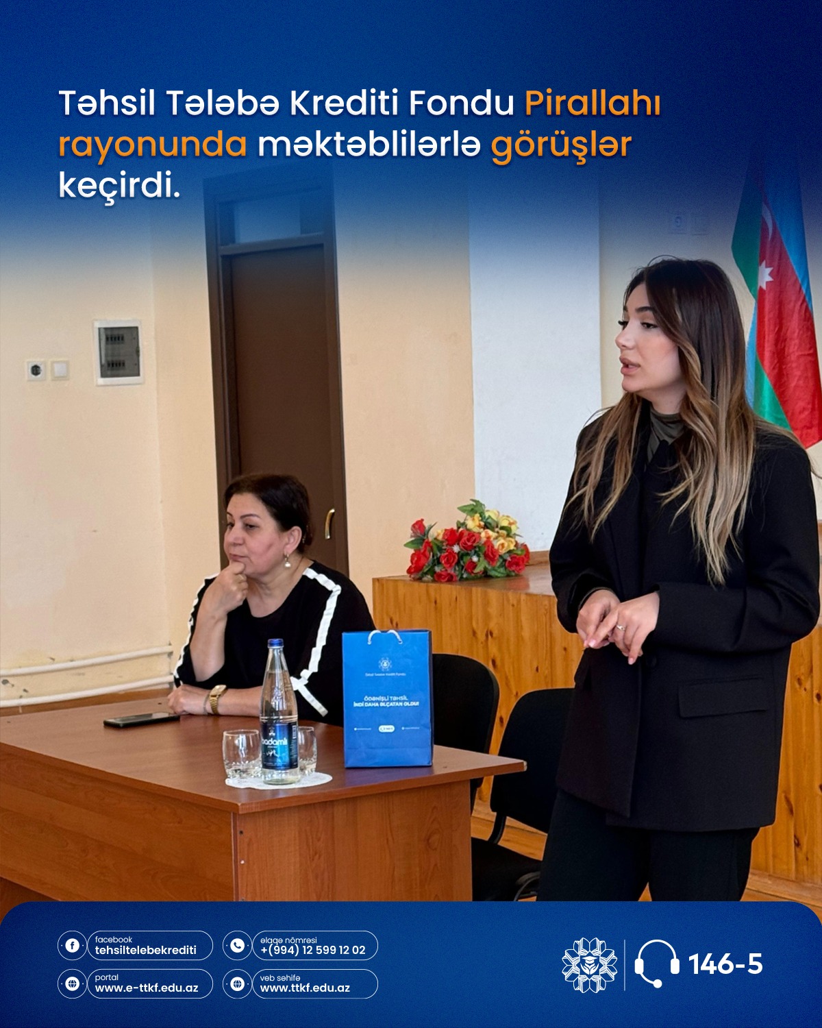 Təhsil Tələbə Krediti Fondu tərəfindən Pirallahı rayonunda yerləşən tam ...