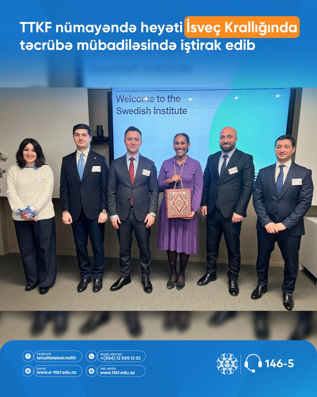 TTKF nümayəndə heyəti İsveç Krallığında təcrübə mübadiləsində iştirak ...